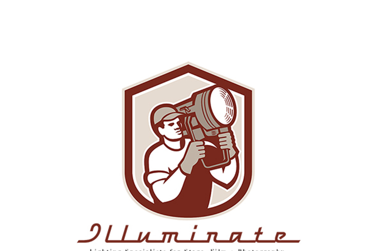 Illuminate Lighting Specialists Logo, a Branding & Logo Template by ...