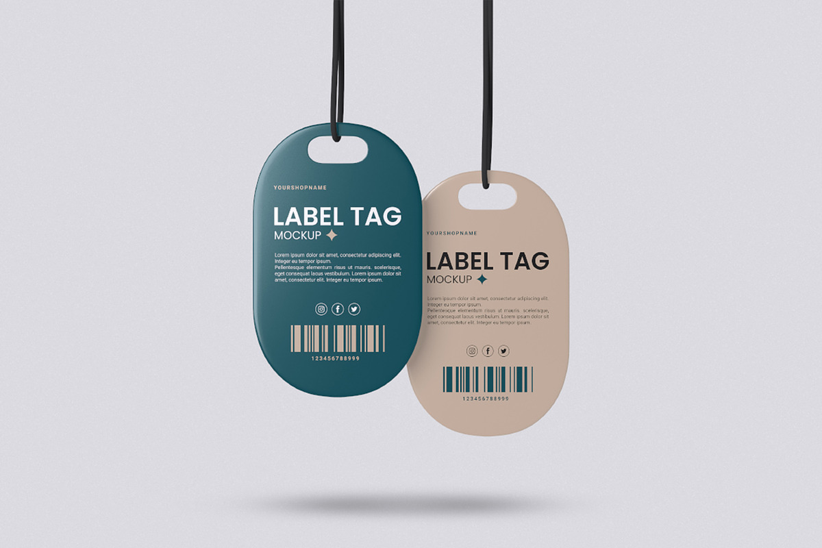 Label Tag Mockup, an Advertising Mockup by HanaSaka_Studio | Creative ...