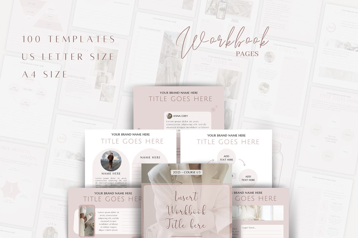 Canva Pink Ebook Templates, a Magazine Template by BRANDcontent ...