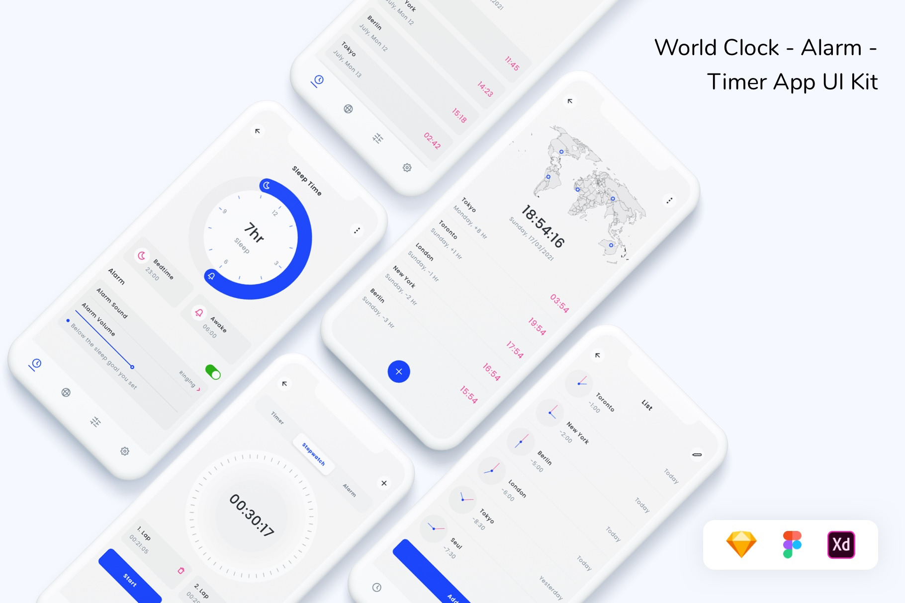 World Clock - Alarm - Timer App, an App Template by Betush