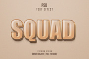 Squad text effect, a Layer Style Add-On by himelgfx