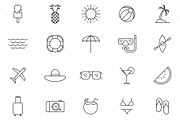 Summer Icons, an Icon by Graphic Pear