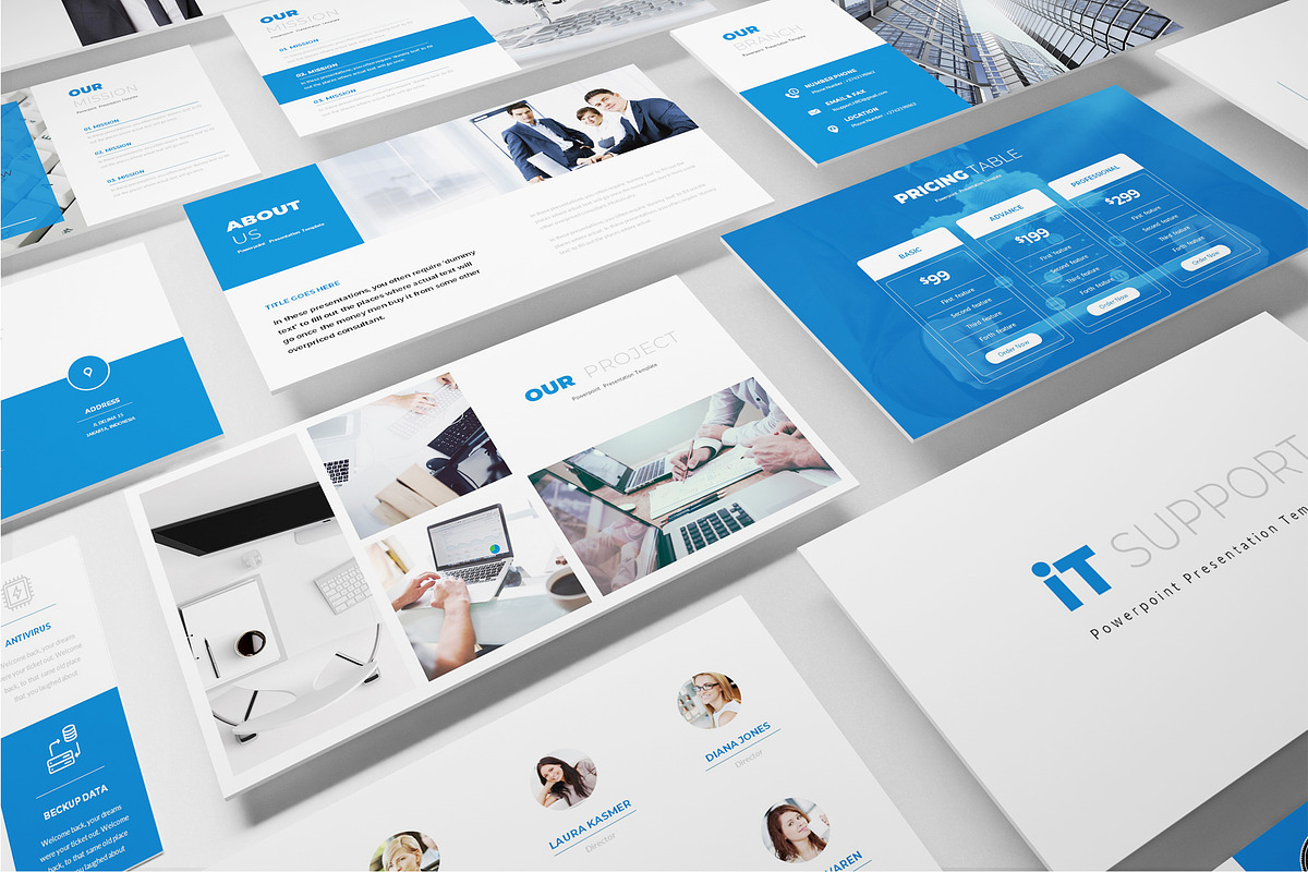 IT Support Powerpoint Template, a Presentation Template by Incools ...