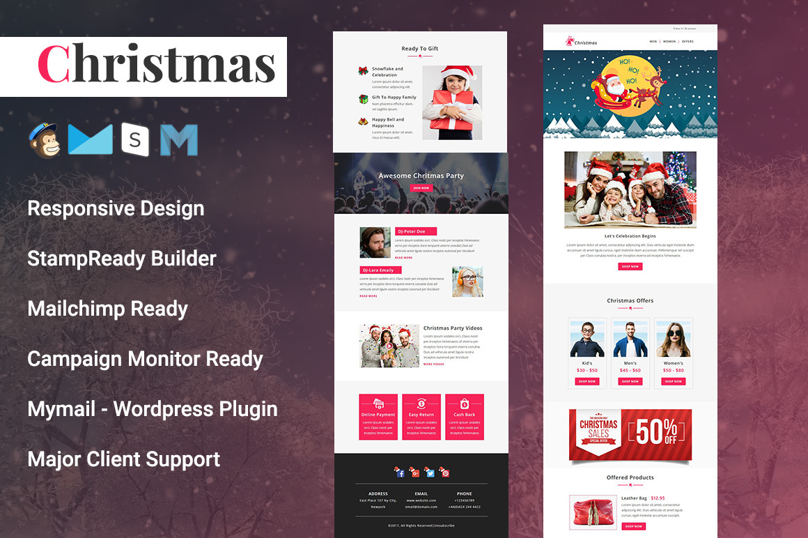 Christmas - Responsive Email, an Email Template by Pennyblack Templates
