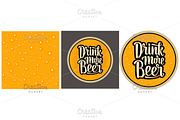 Coaster for glass with alcohol drink | Branding & Logo Templates ...