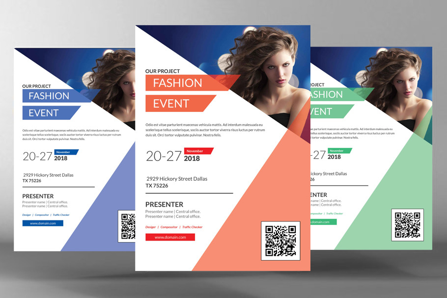Fashion Event Flyer, a Flyer Template by PenciGraphics