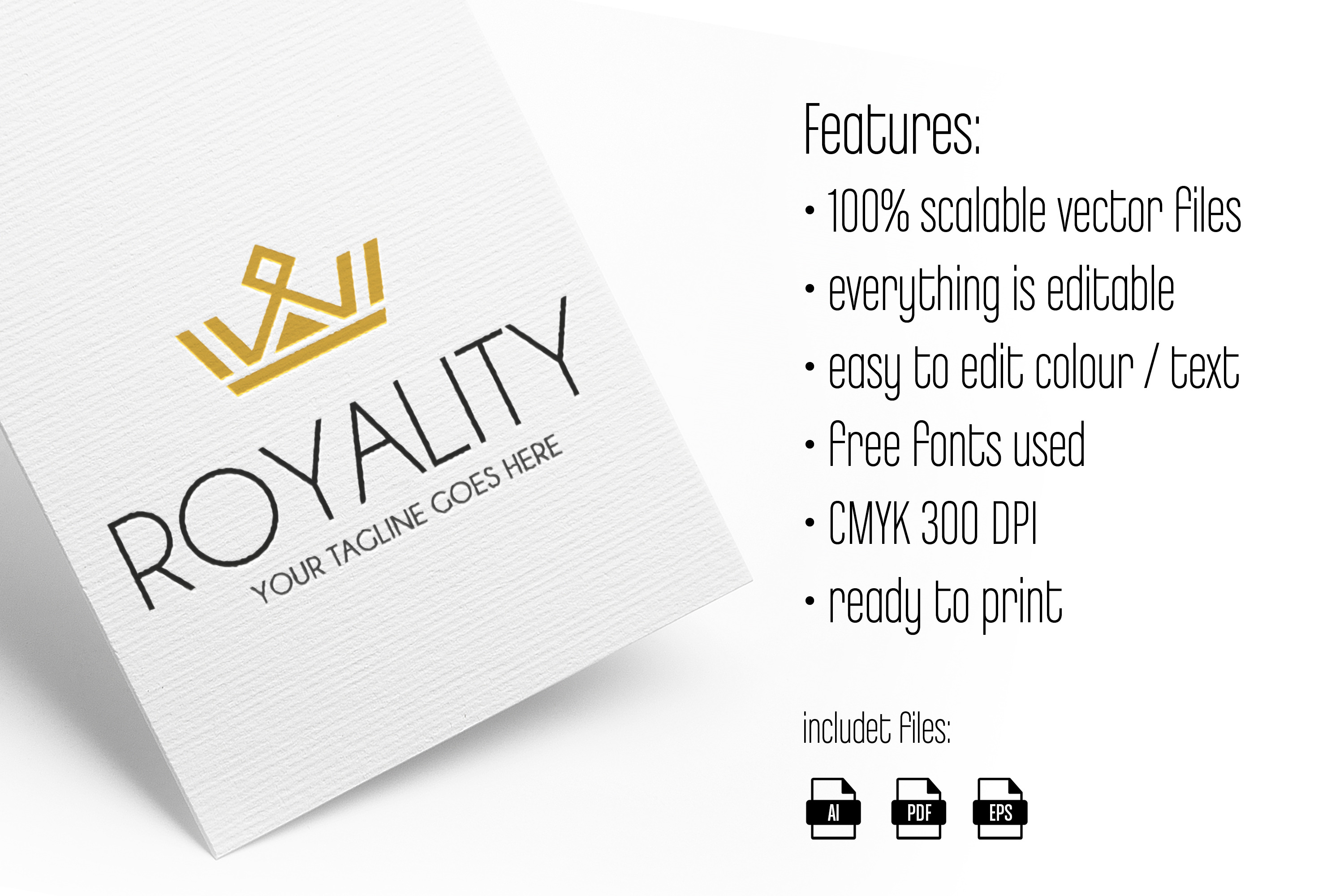 Royality logo, a Branding & Logo Template by vectorlogos89