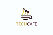 Tech Cafe Logo, a Branding & Logo Template by Maraz Logo