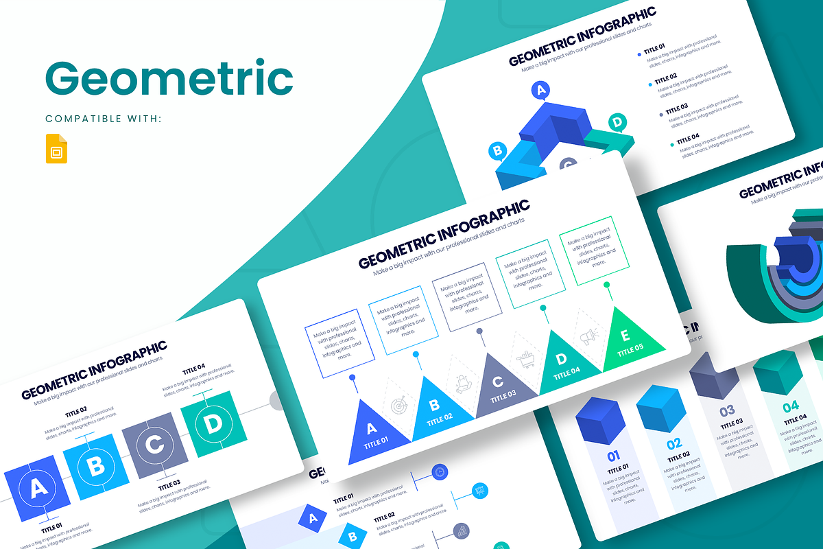 Geometric Google Slides Infographics, a Presentation Template by Slidesmash