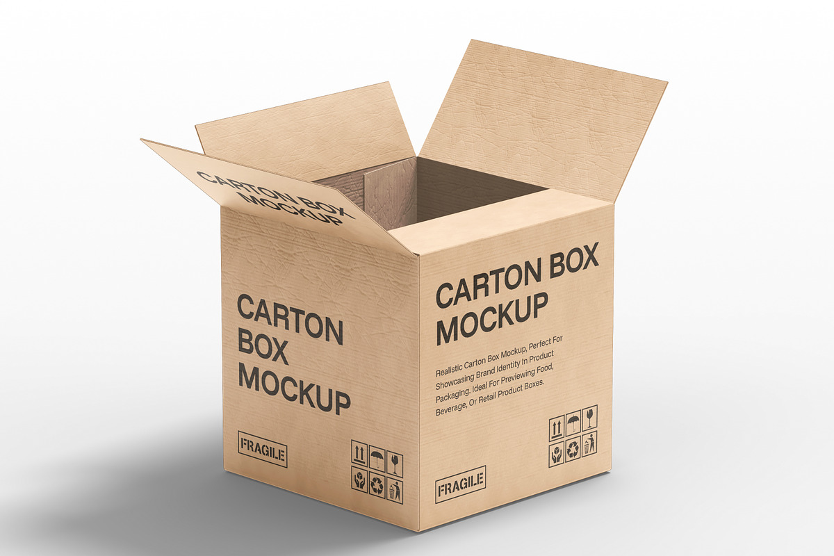 Carton Box Mockup, a Packaging Mockup by SLAB! Design