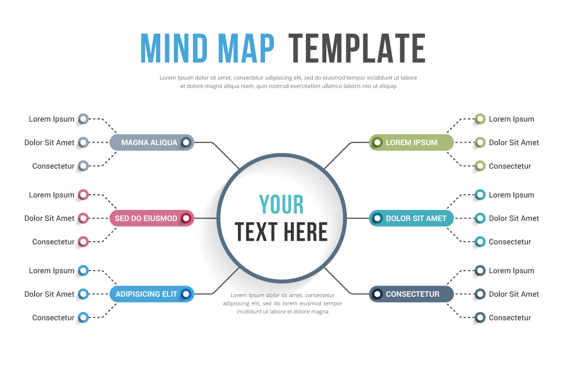 Mind Map Infographics, a Graphic by PixMarket
