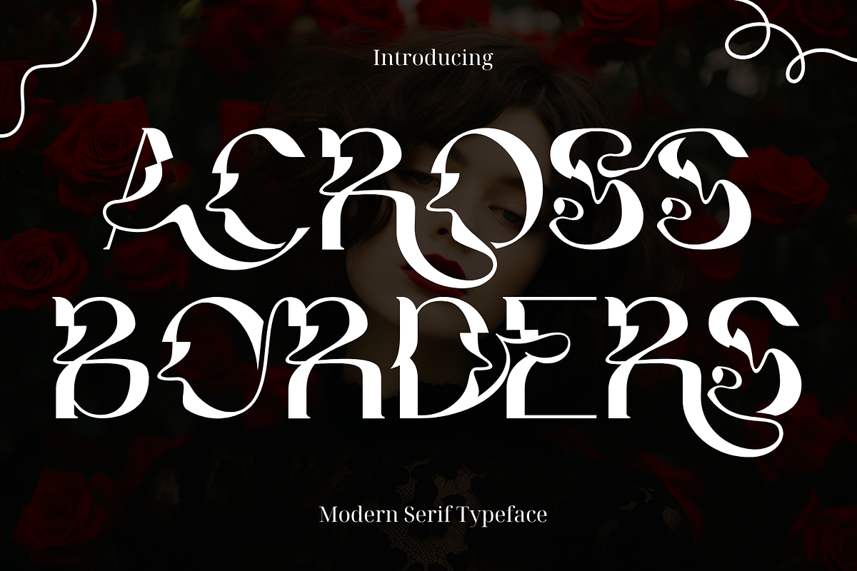 ACROSS BORDERS - UNIQUE SERIF FONT, a Serif Font by 177Studio