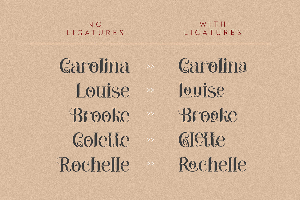 Cathleen|Vintage Ligature Serif Font