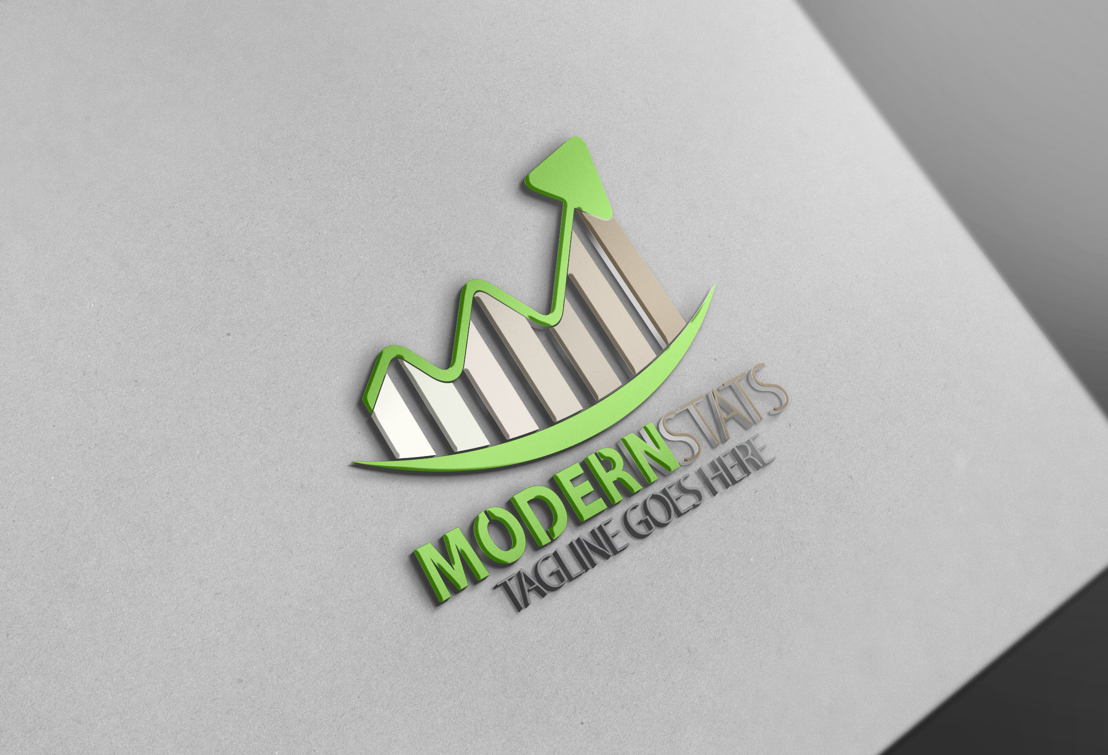 Stats Logo, a Branding & Logo Template by Josuf Media