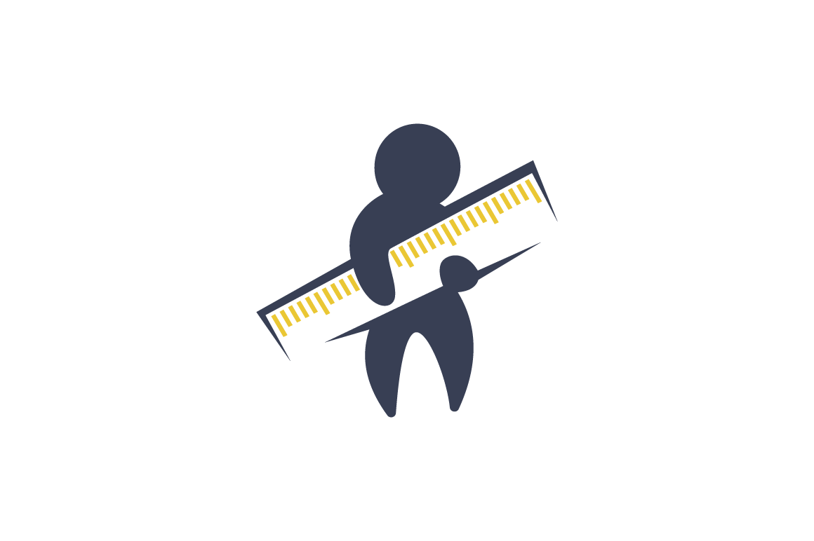 Measure Man Logo, a Branding & Logo Template by Skydesigner