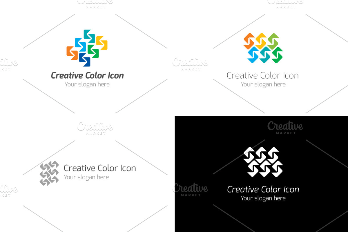 Creative Color Icon Logo, a Branding & Logo Template by BdThemes