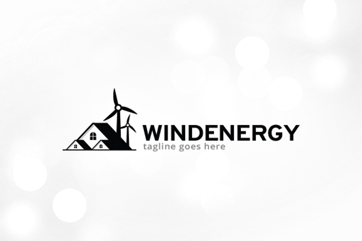 Wind Energy Logo Template Design, a Branding & Logo Template by ...