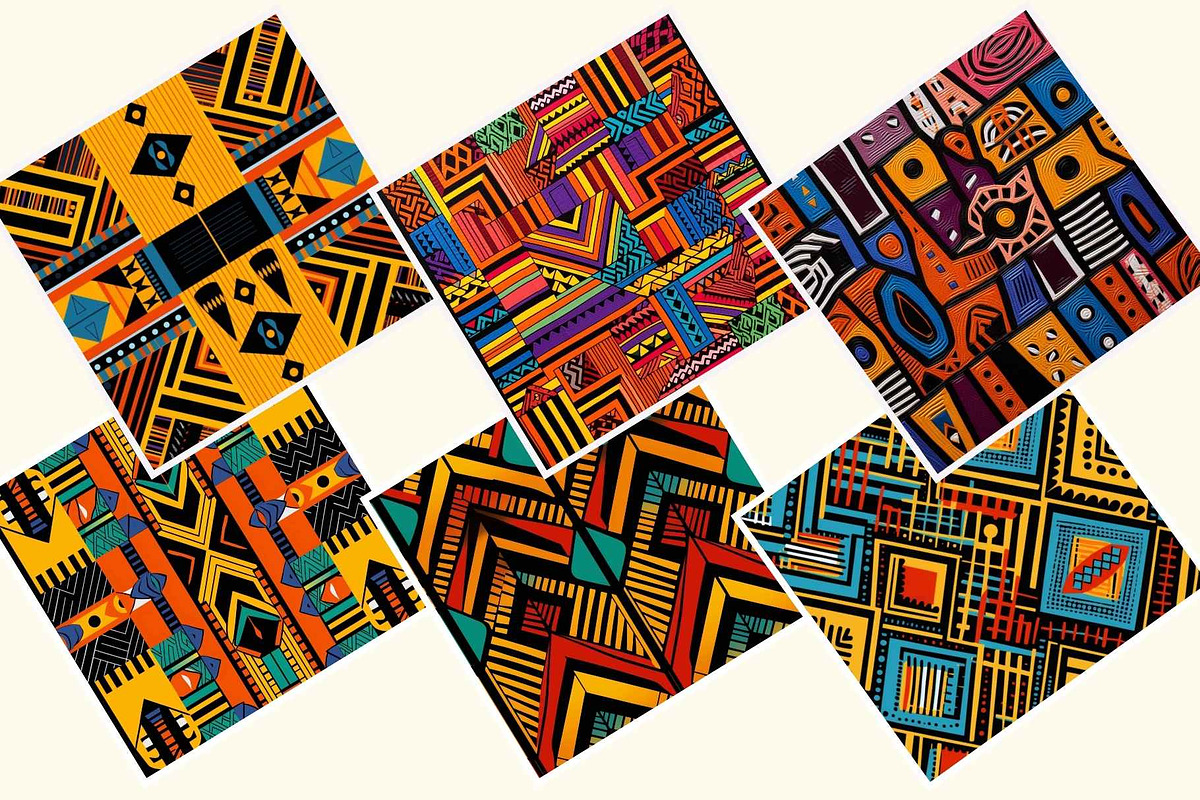 Abstract African Textile Pattern, a Pattern Graphic by Pattern Whimsy ...
