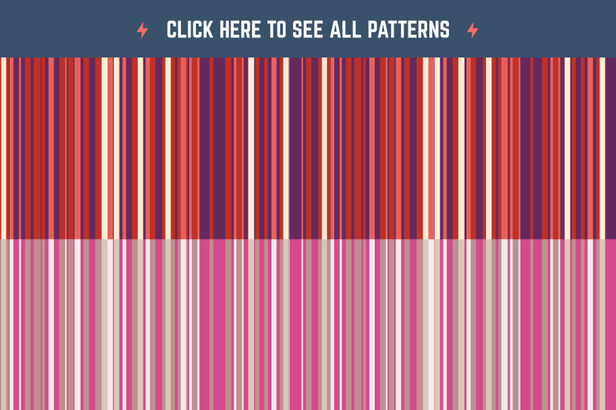 Electric Stripes Pattern, a Pattern Graphic by Projectile