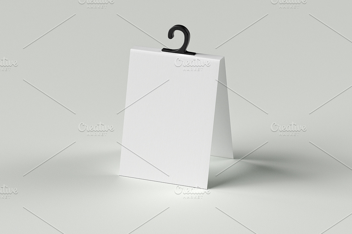 Set of Folding Hanging Tag mockups, a Packaging Mockup by Black Cat Studio