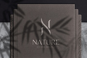 N initial with lady silhouette, a Branding & Logo Template by Alexandra ...