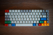 Colorful computer keyboard closeup background | Technology Stock Photos ...