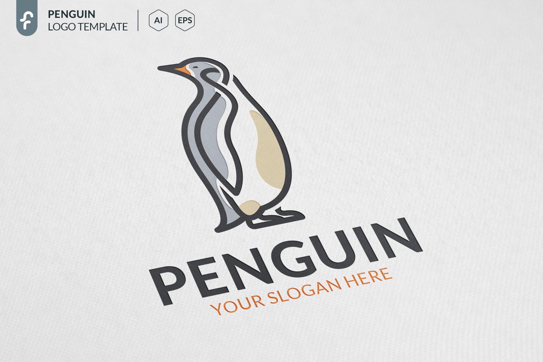 Penguin Logo, a Branding & Logo Template by ft.studio
