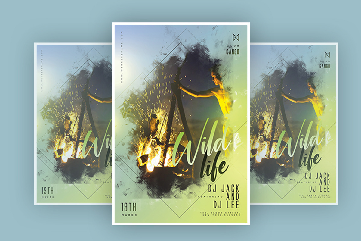 WILD LIFE, a Flyer Template by What a Story