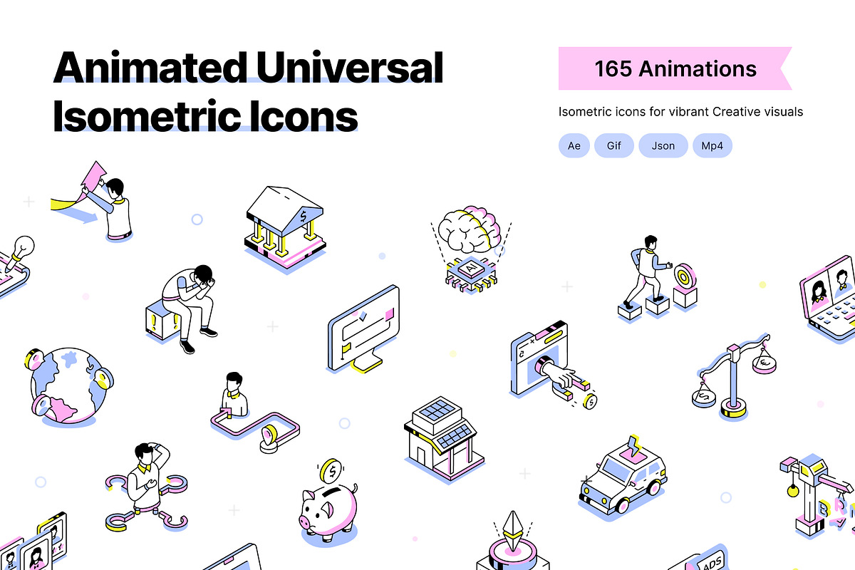 Animated Universal Isometric Icons