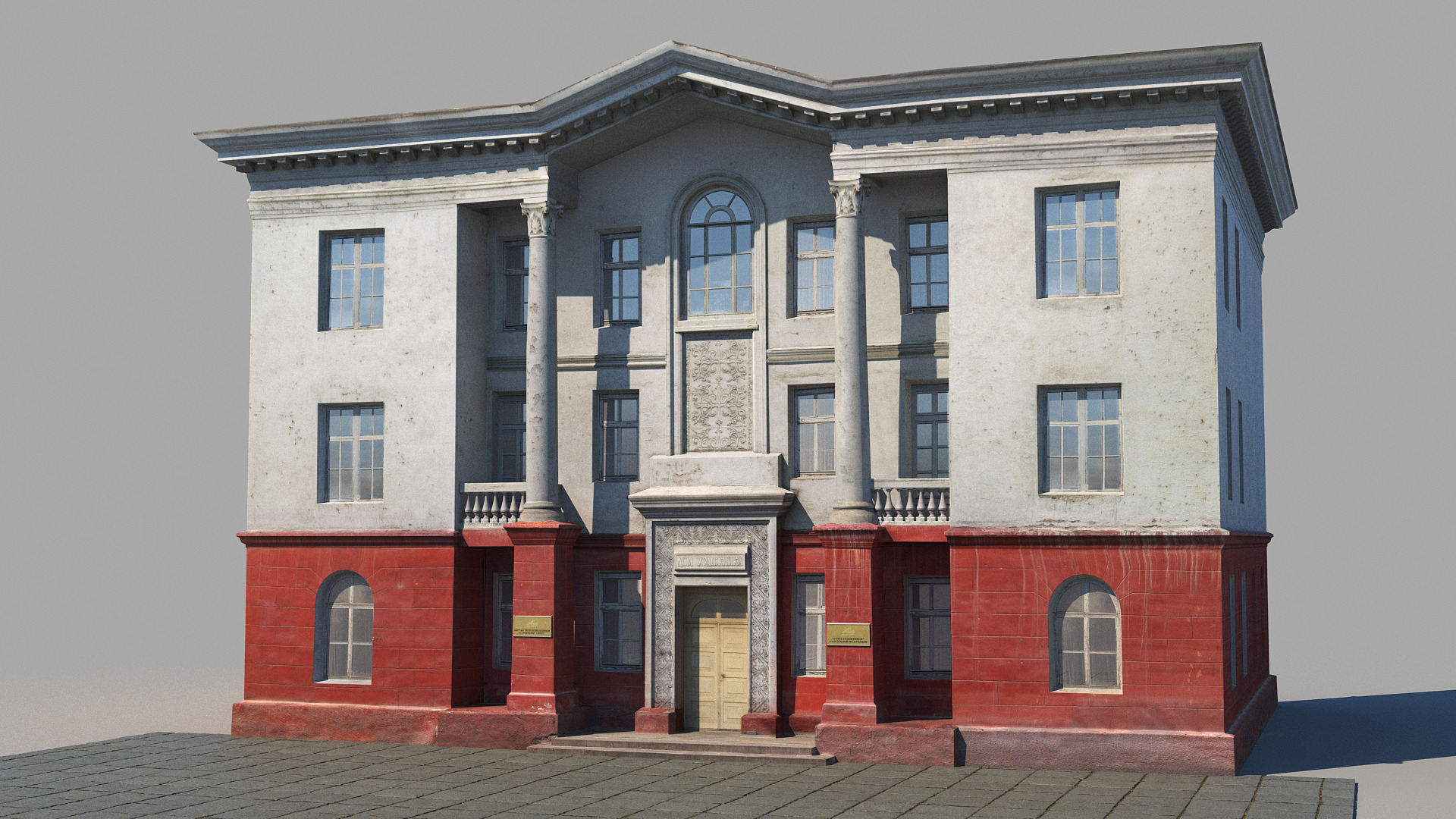 Classic building facade 04, an Architecture 3D Model by happy brush ...