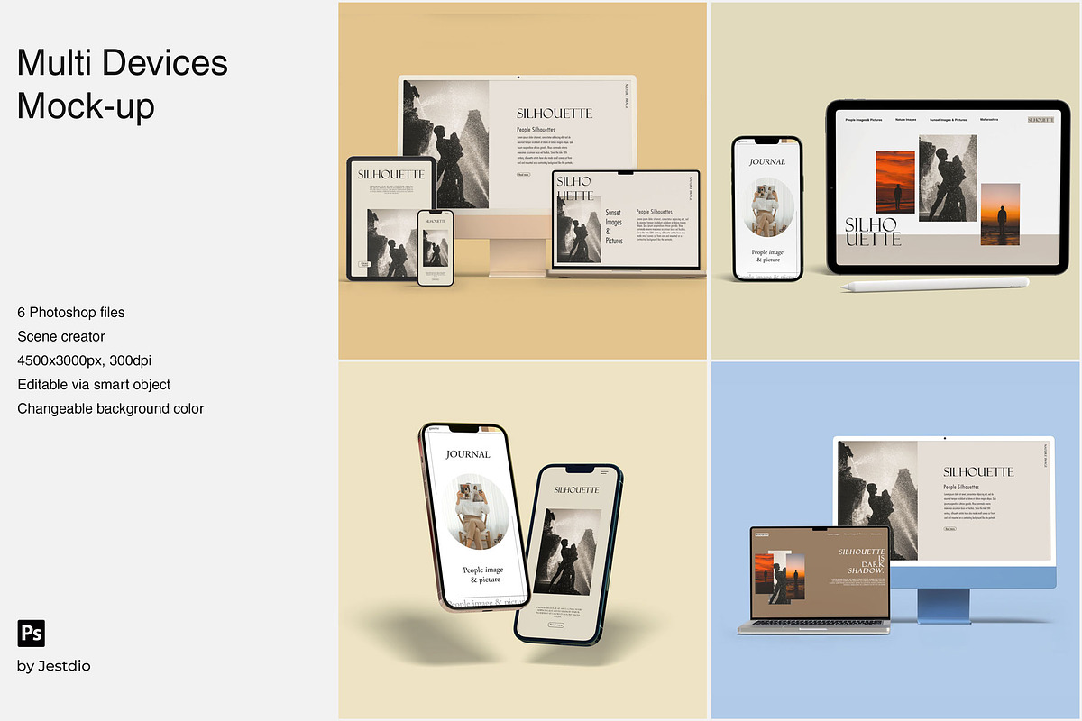 Multi Device Mock-up Scene Creator