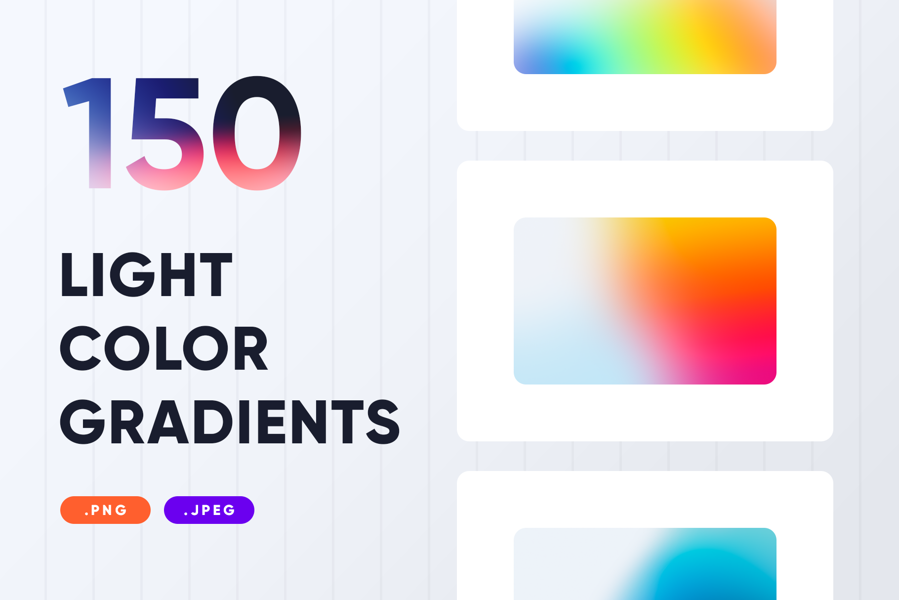 150 Light Gradients Collection, a Texture Graphic by Asylab | Creative ...