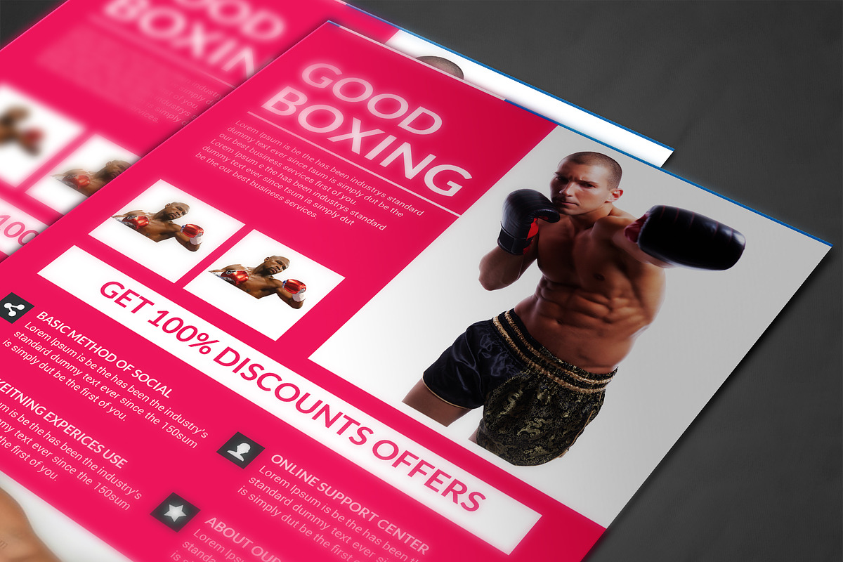 Boxing Flyer, a Flyer Template by graphicforest