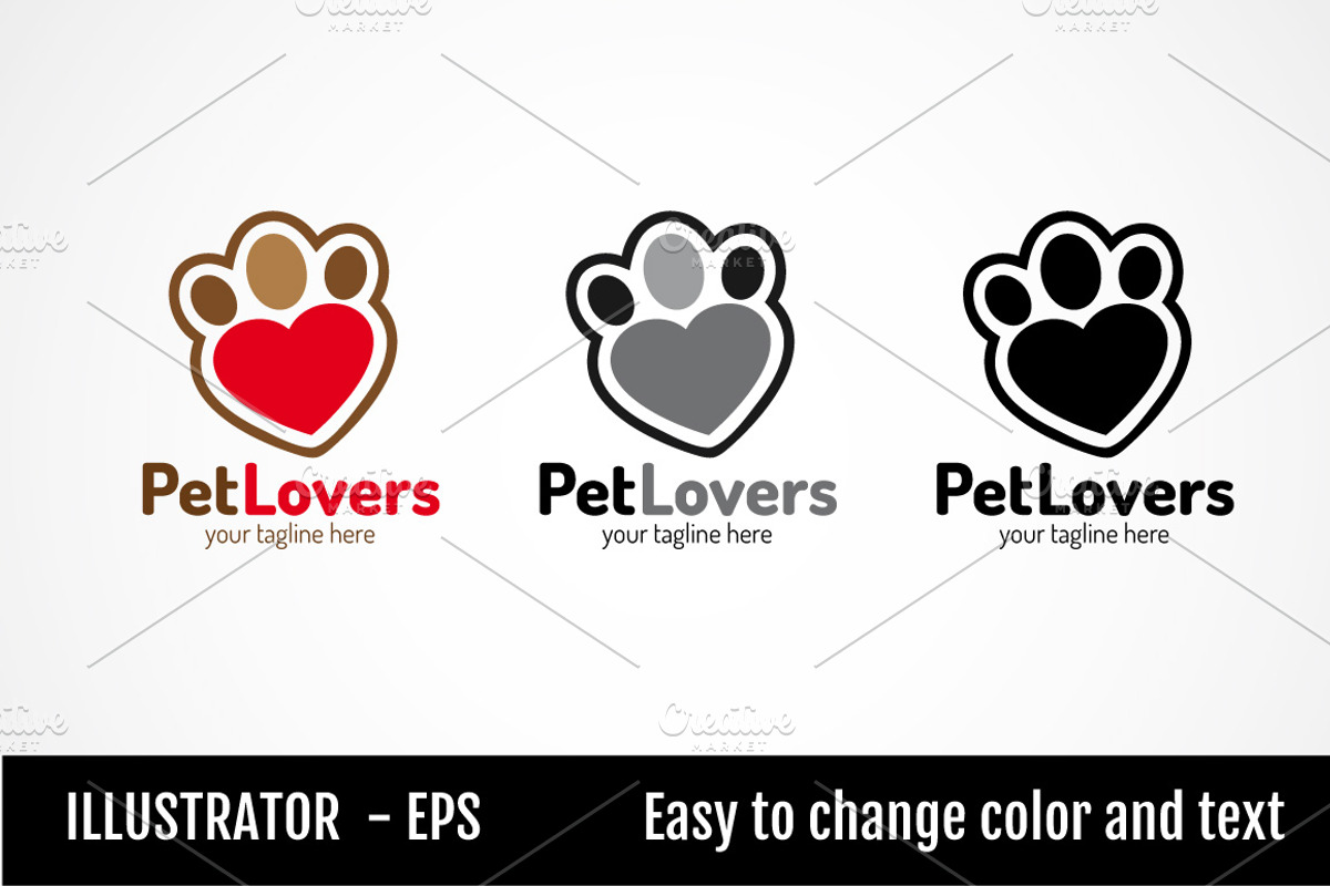 Pet Lovers, a Branding & Logo Template by doghead