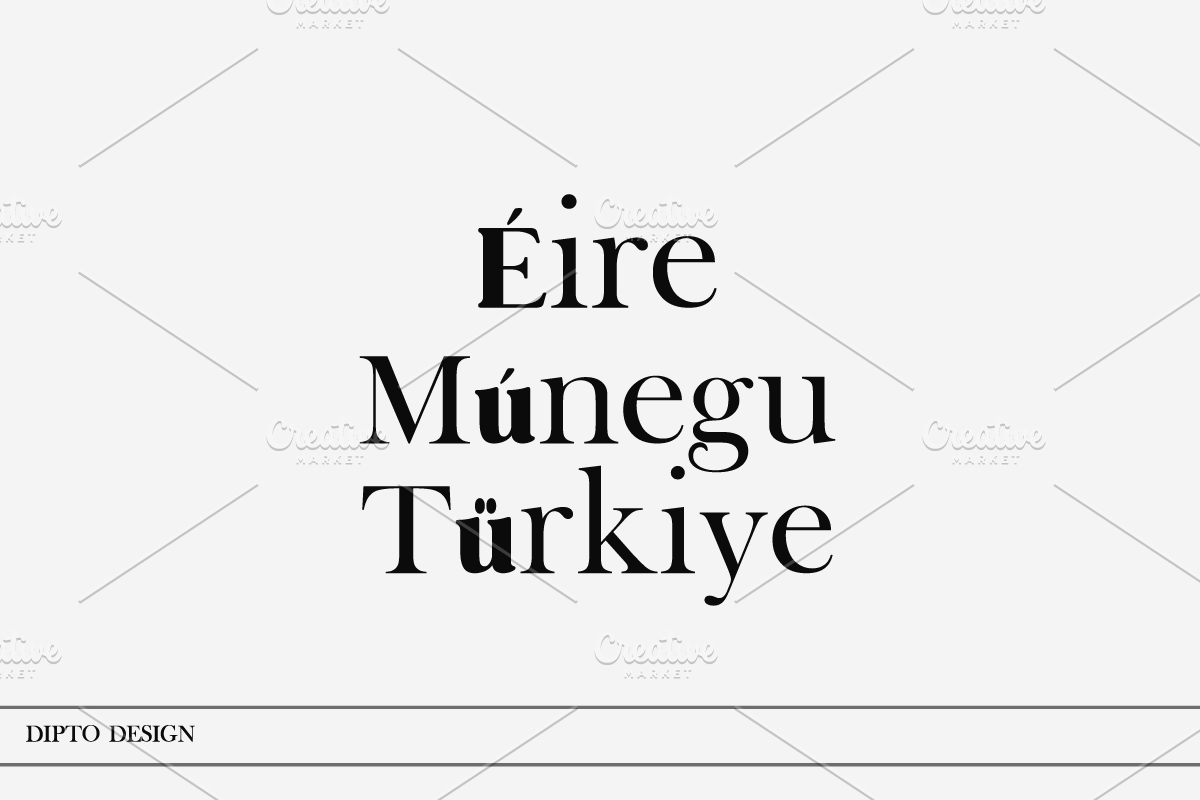 Clari- A fashionable font, a Serif Font by Dipto design