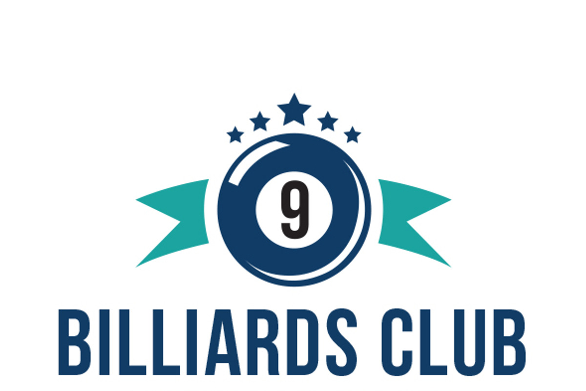 Billiards Club Logo Template, a Branding & Logo Template by DesignMarket