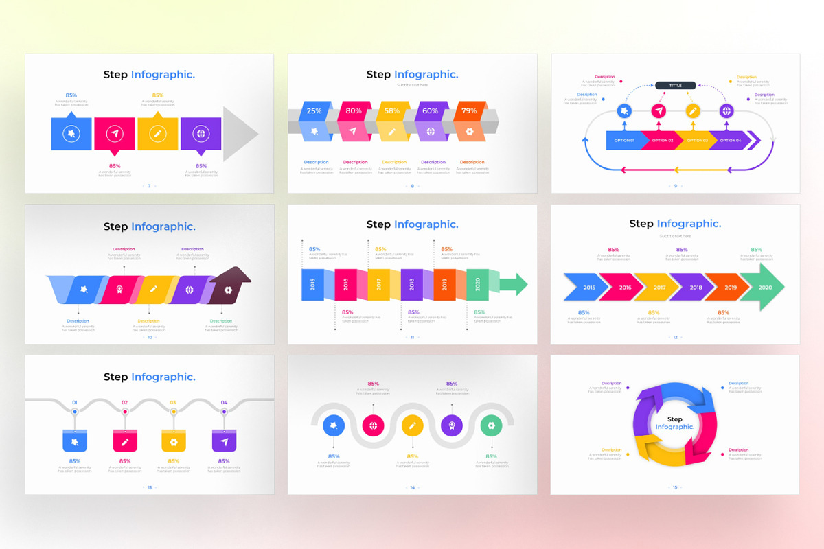 Creative Step PowerPoint - Infographic Template