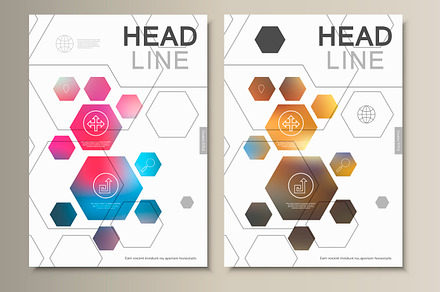 Geometry abstract brochure, a Brochure Template by Haisonok