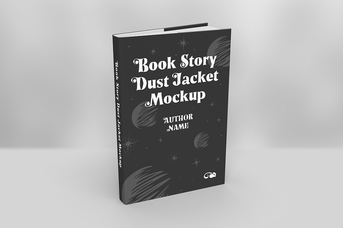 Dust Jacket Book Mockup, a Print Template by Petr Stránský