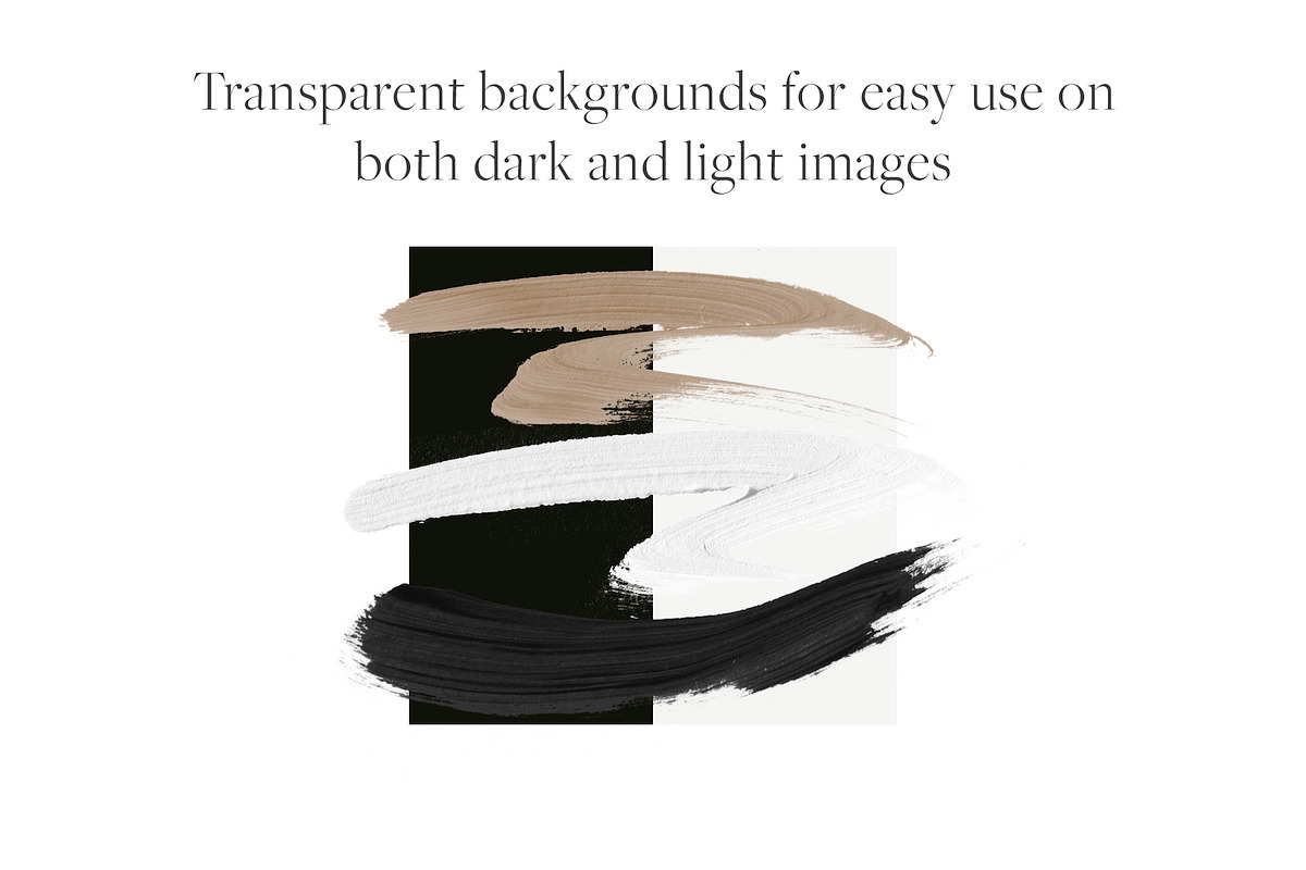 High Resolution Paint Brush Strokes, an Object Graphic by Touch and Form