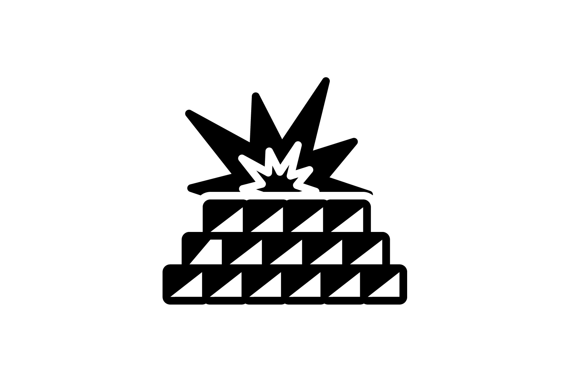 Firewall blast icon, an Icon by Creative priyanka