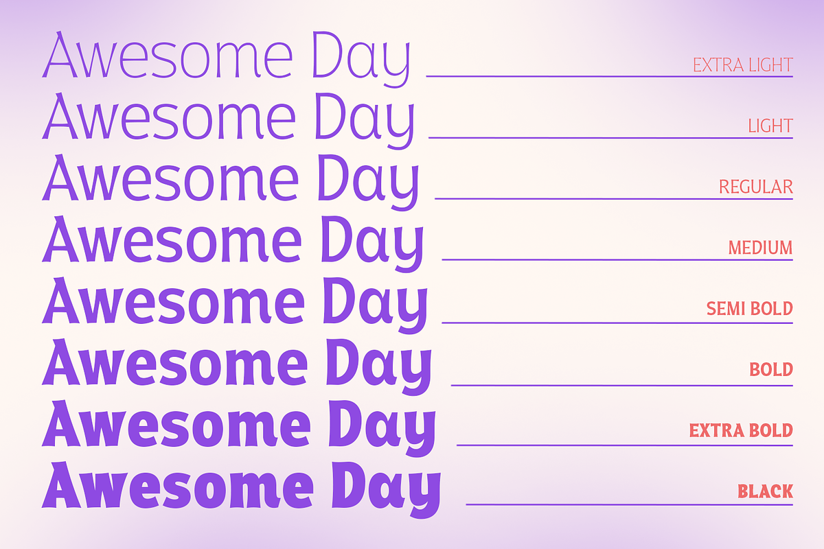 Geladine – Fluid Flare Sans