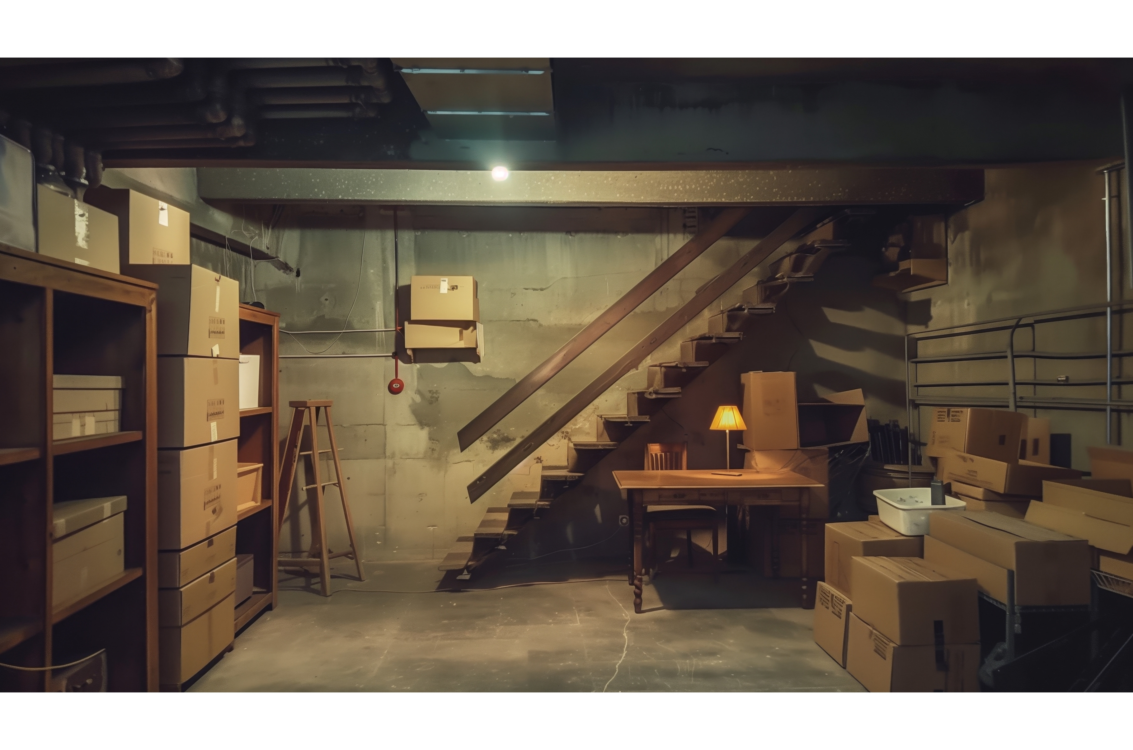 Dimly lit basement interior, an Industrial Photo by Sergey Kotenev ...