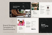 Brand Strategy & Questionnaire, a Branding & Logo Template by Hannah ...
