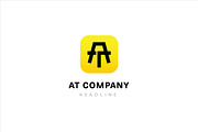 AT company logo. | Branding & Logo Templates ~ Creative Market