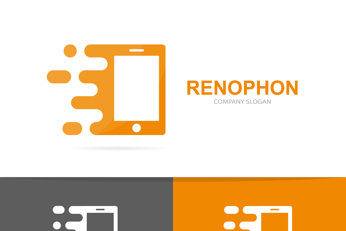 Fast smart phone logo combination, a Branding & Logo Template by GraphiShop