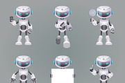 Different Poses Robot, an Object Graphic by Meiluns shop