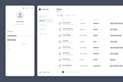 CRM Wireframe Kit. Dashboard UI kit