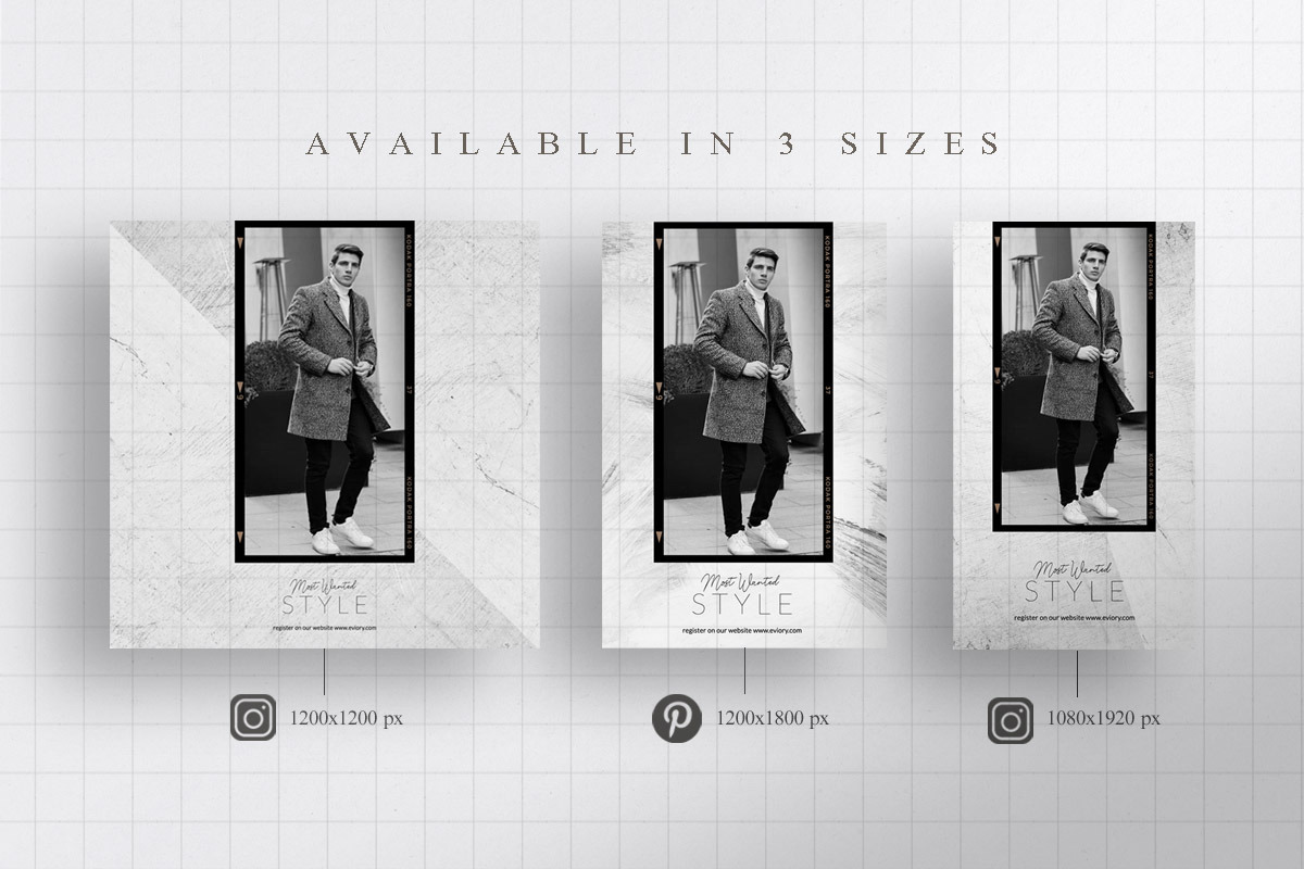 CANVA Film Frame Instagram Pack, a Social Media Template by Eviory