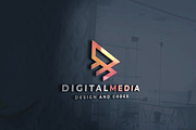 Digital Media Logo, a Branding & Logo Template by Design_Planet